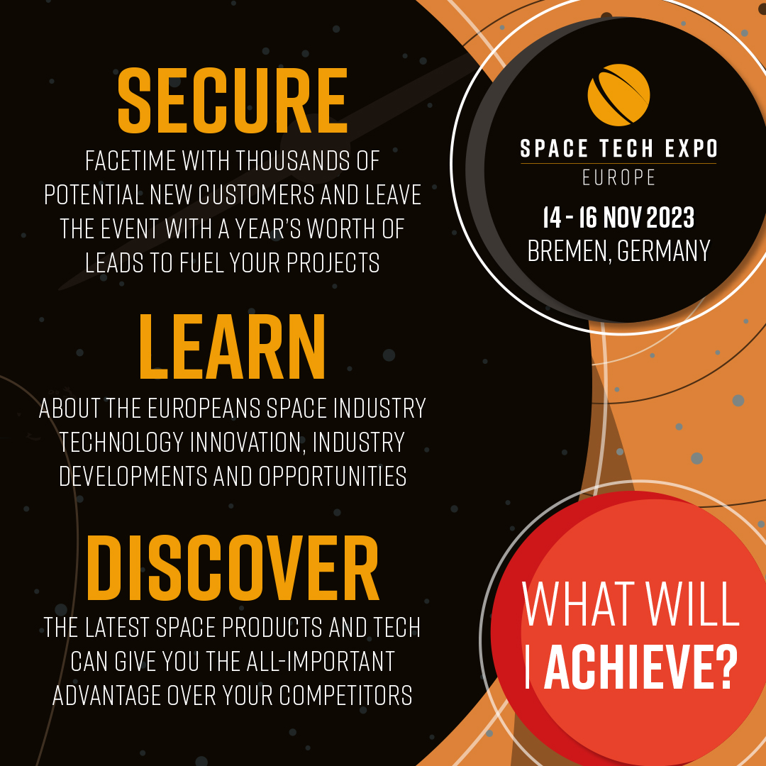 Will you be joining thousands of space professionals at Europe’s largest B2B event for the space ...